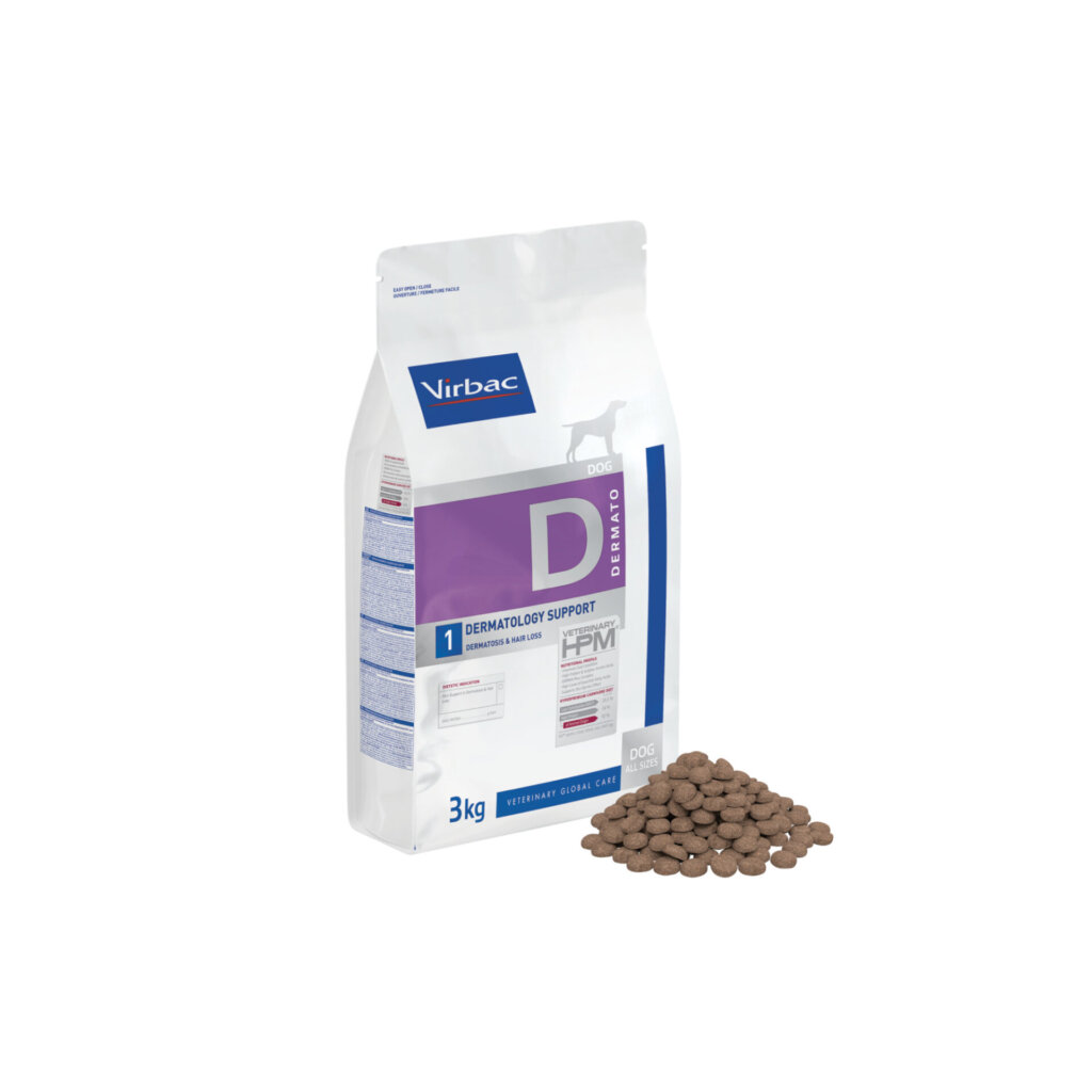 Virbac Dermatology Support For Dogs Dry Food Dermatosis 3kg - EgyPuppy ...